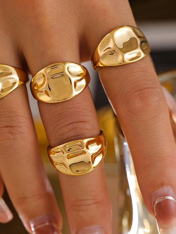 1pc Tunnel Curved Open Ring | COMMENSE