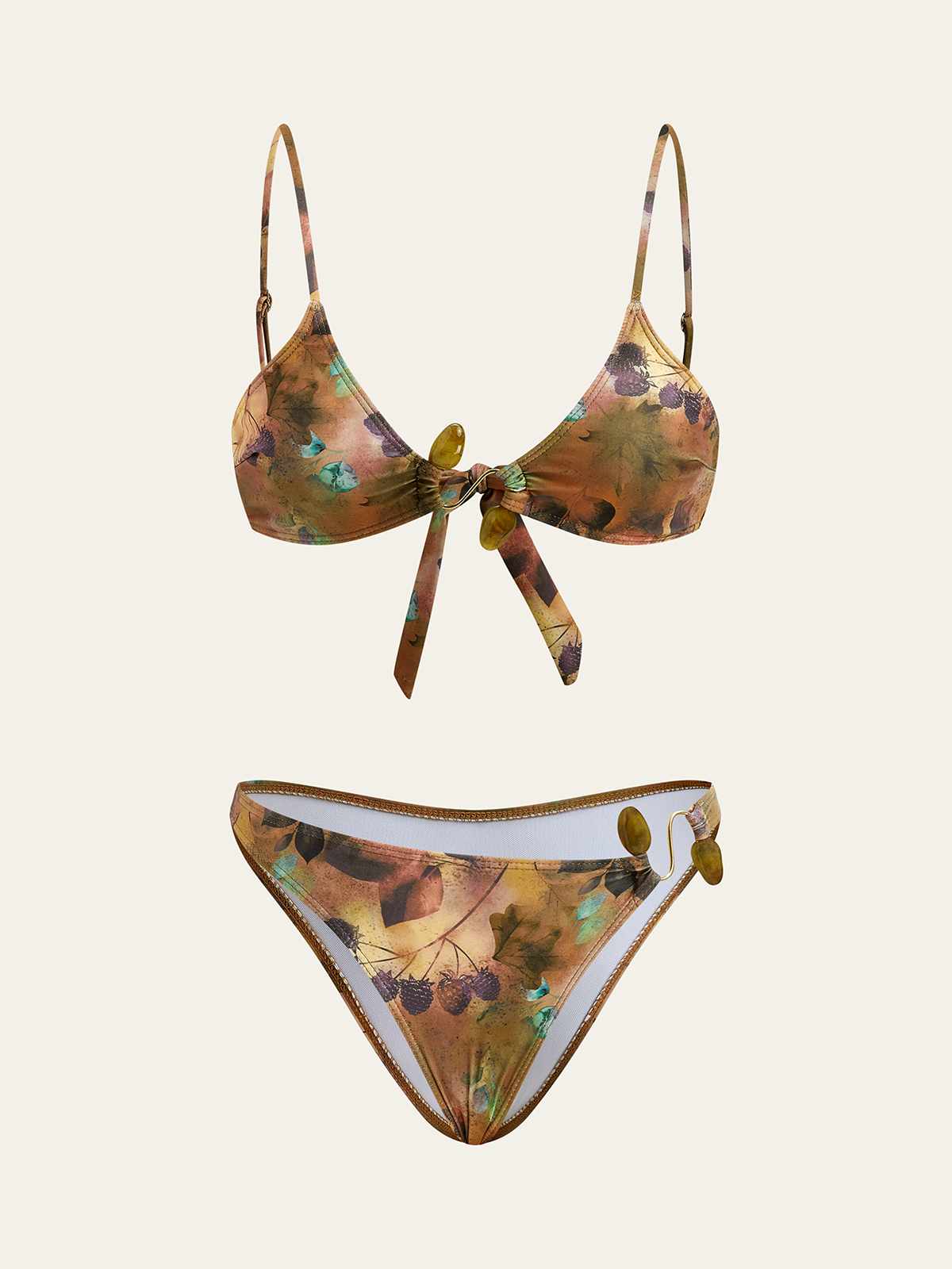 Floral Print Bikini Set – COMMENSE