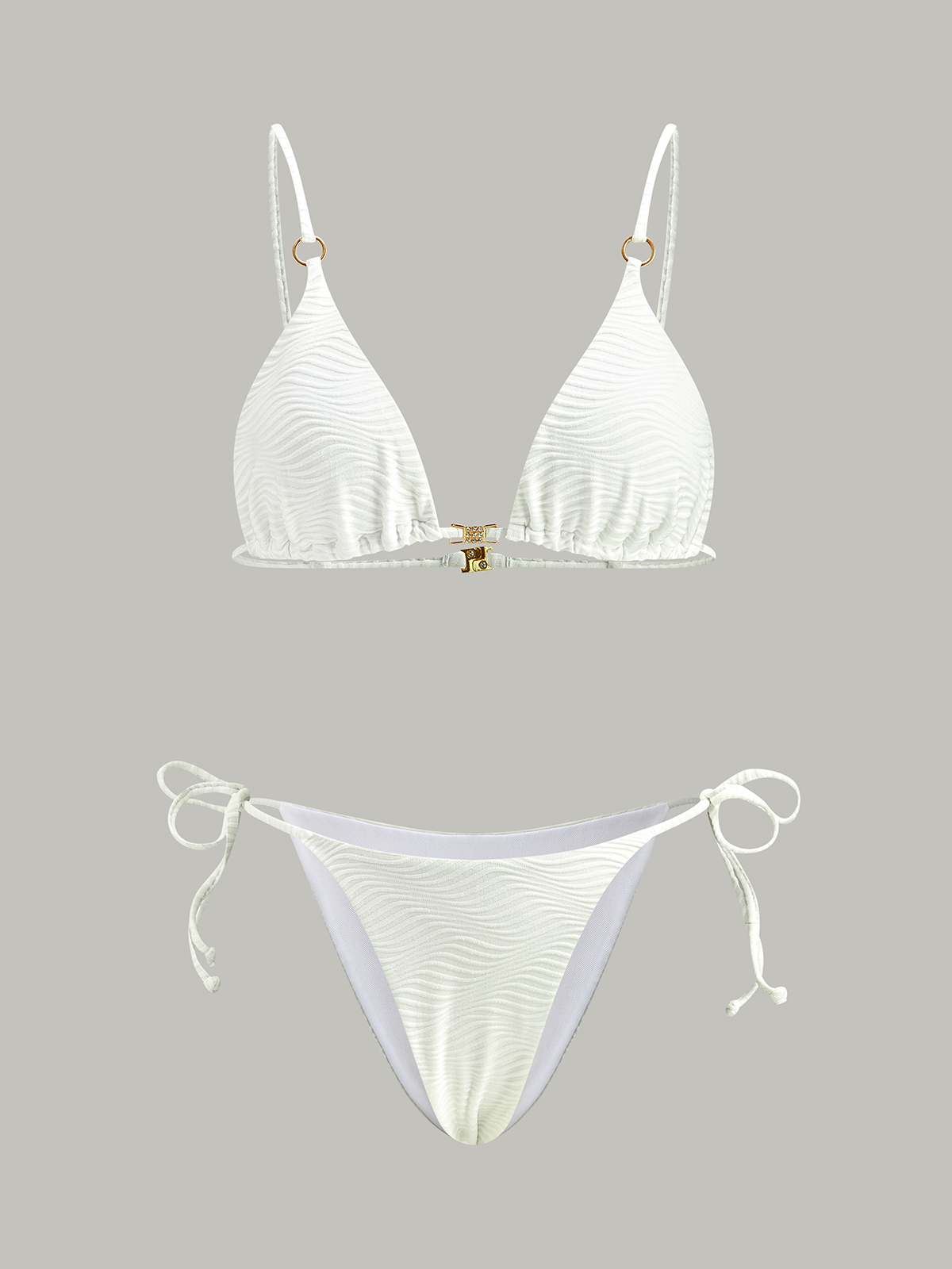 Textured Bikini Set | COMMENSE