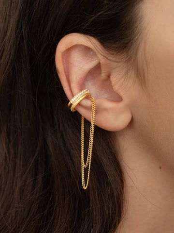 Tassel Single Ear Bone Clip | COMMENSE