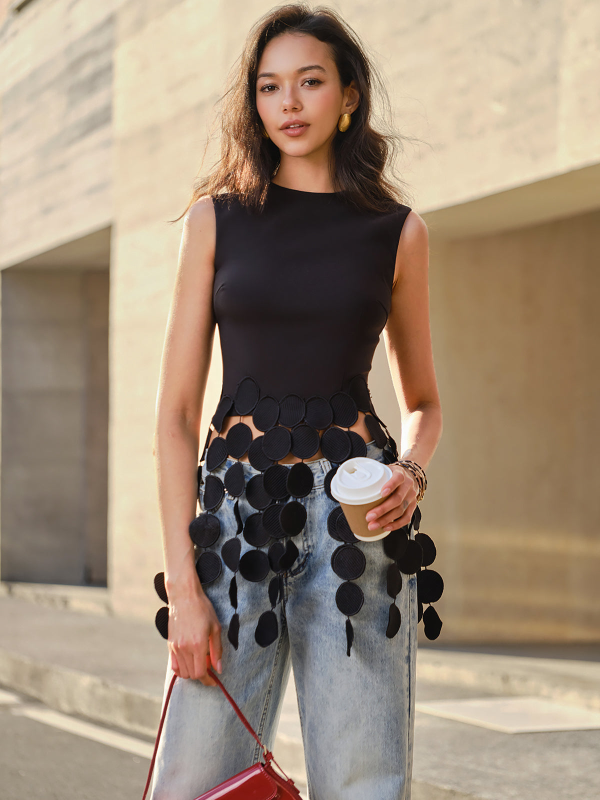 Crop Tassel Tank Top – COMMENSE