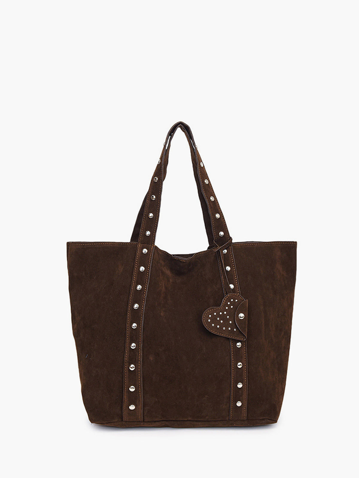 Studded Clasp Button Shoulder Bag | COMMENSE