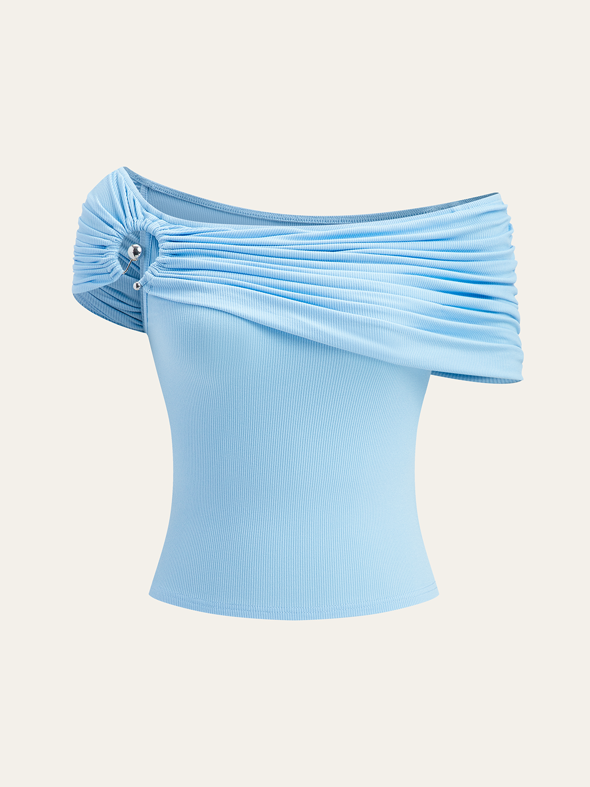 Off-Shoulder Top with Ring Detail | COMMENSE