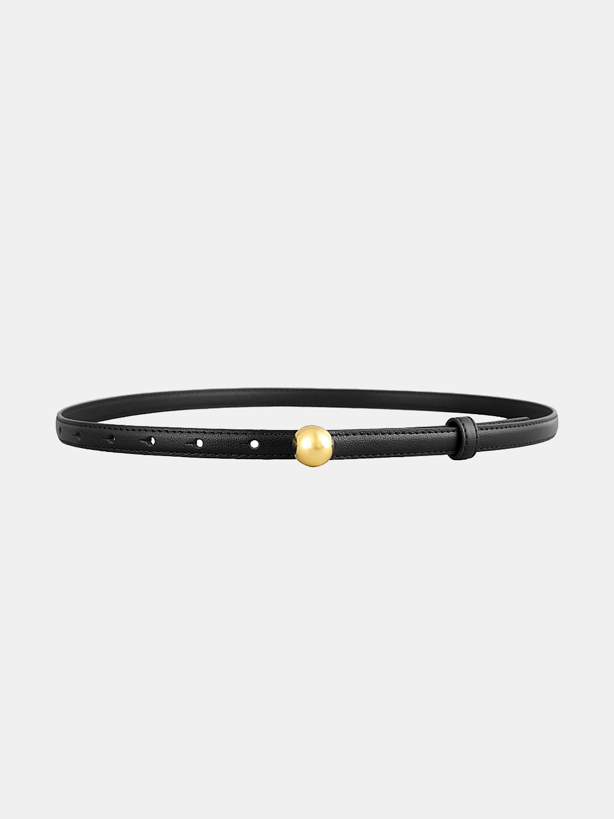 Ball Buckle Thin Belt | COMMENSE