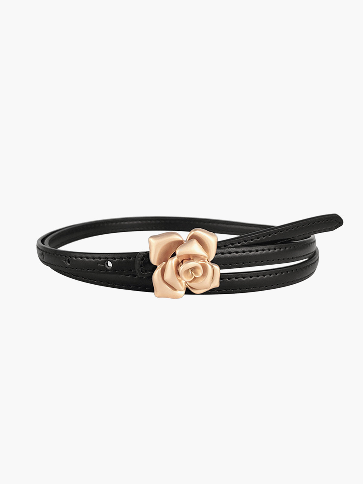 Gold Buckle Rose Belt | COMMENSE